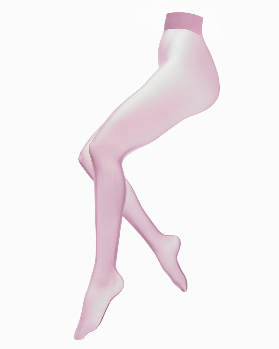 Light Pink Plus Size Seamless Sheer Pantyhose Style# 1004 | We Love Colors