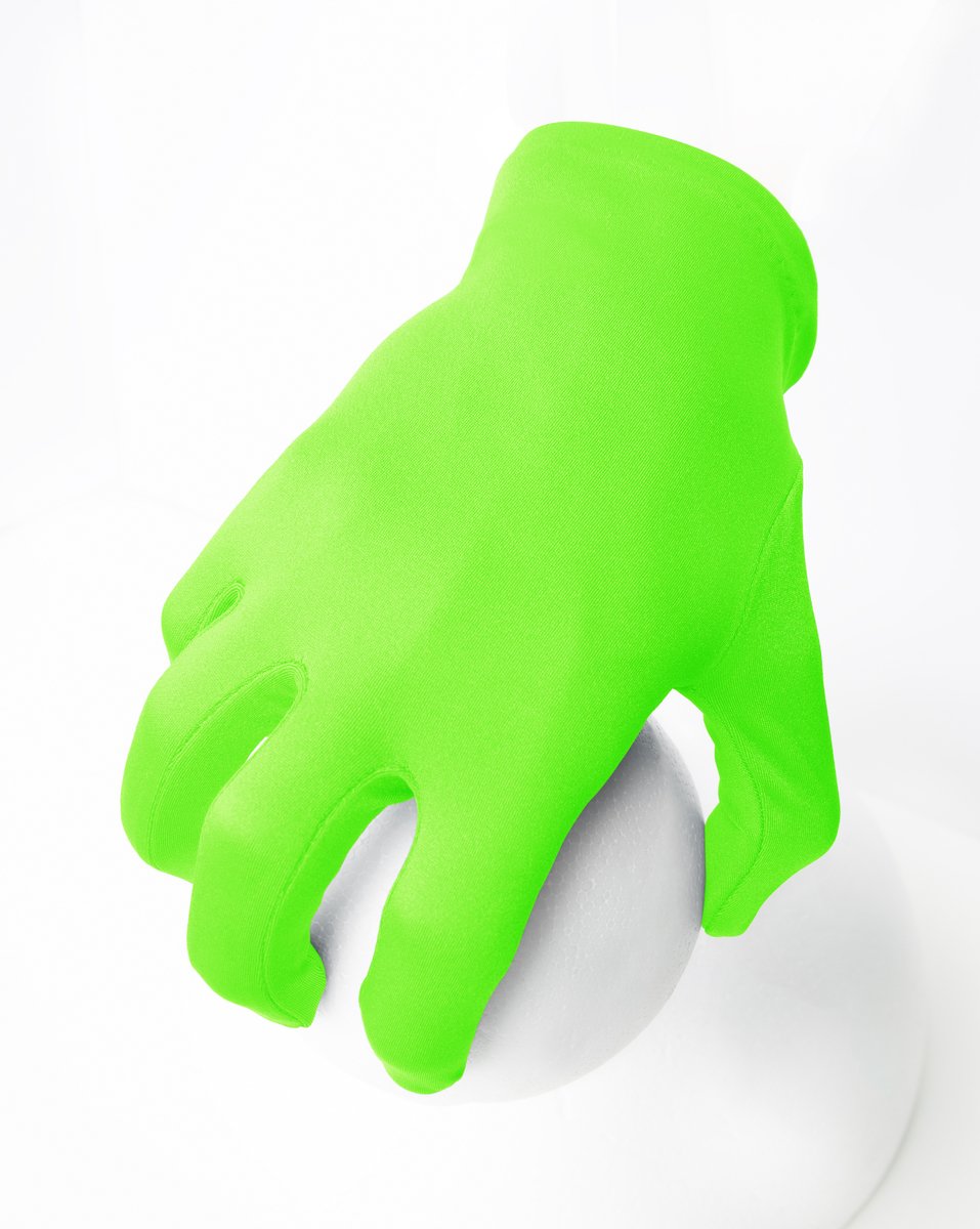 Neon Green Wrist Gloves Style# 3405 | We Love Colors
