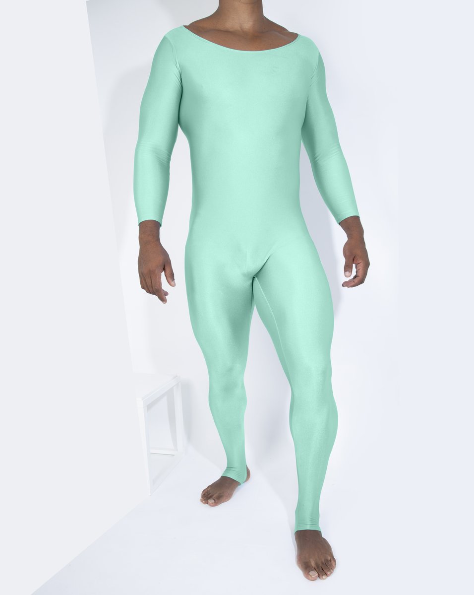 Sky Blue Mens Long Sleeve Unitard Style# 5009 | We Love Colors