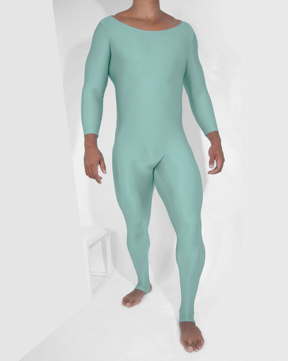 Sky Blue Mens Long Sleeve Unitard Style# 5009 | We Love Colors