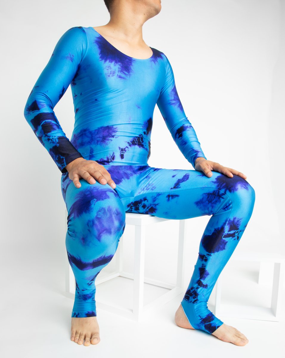 Sky Blue Mens Long Sleeve Unitard Style# 5009 | We Love Colors
