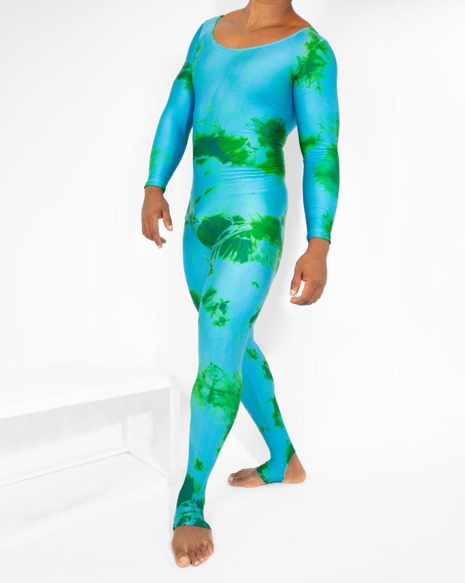 Sky Blue Mens Long Sleeve Unitard Style# 5009 | We Love Colors