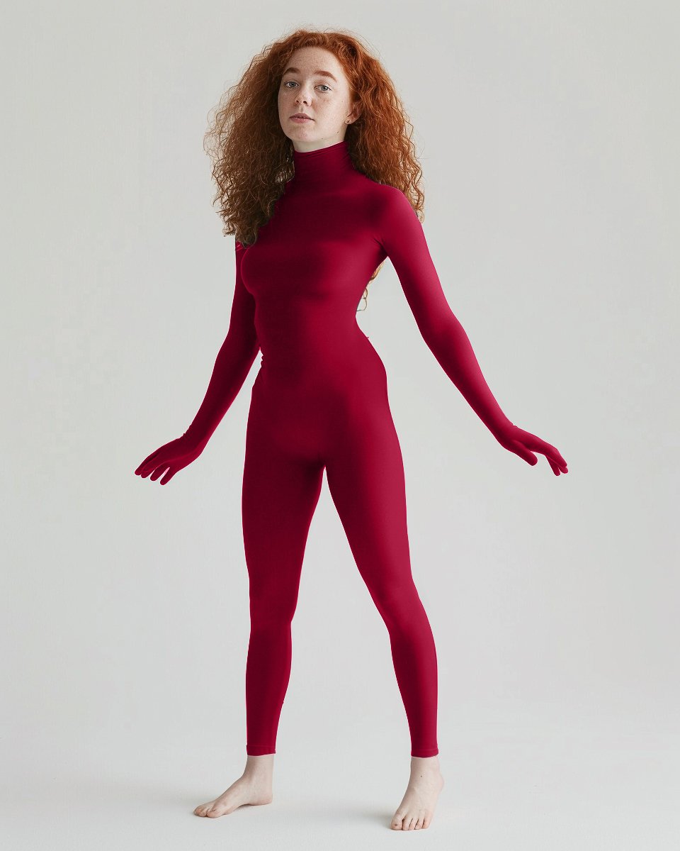 Red Second Skin Catsuit Style# 5010 | We Love Colors