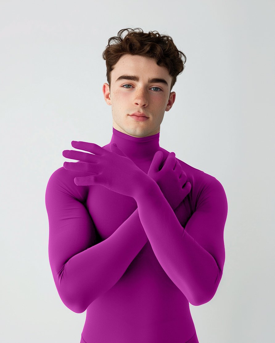 Magenta Mens Second Skin Armsocks Shirt Style# 5012 | We Love Colors