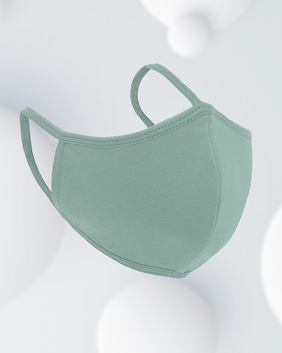 Dusty Green Antibacterial Mask Style# 8022 | We Love Colors