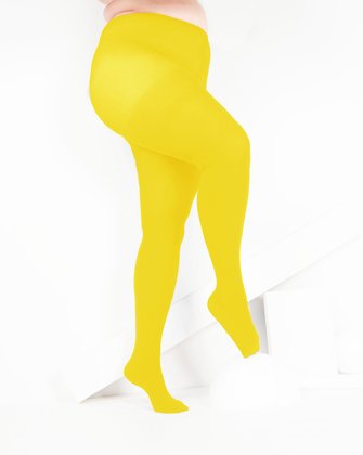 Yellow Womens Nylon Spandex Tights Style# 1023 | We Love Colors